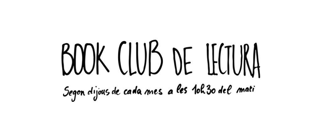 BOOK CLUB DE LECTURA – Can Serrat